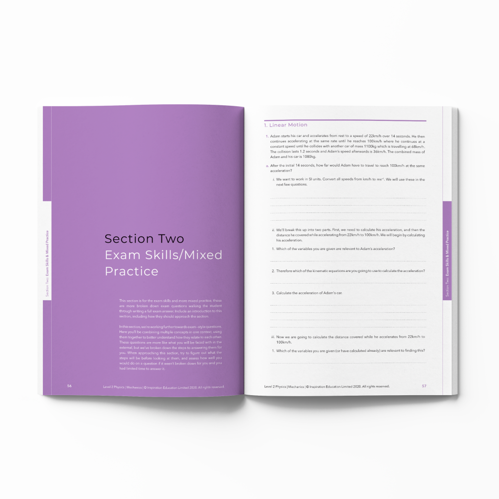 NCEA Level 2 Physics: Mechanics Workbook - StudyTime NZ Store