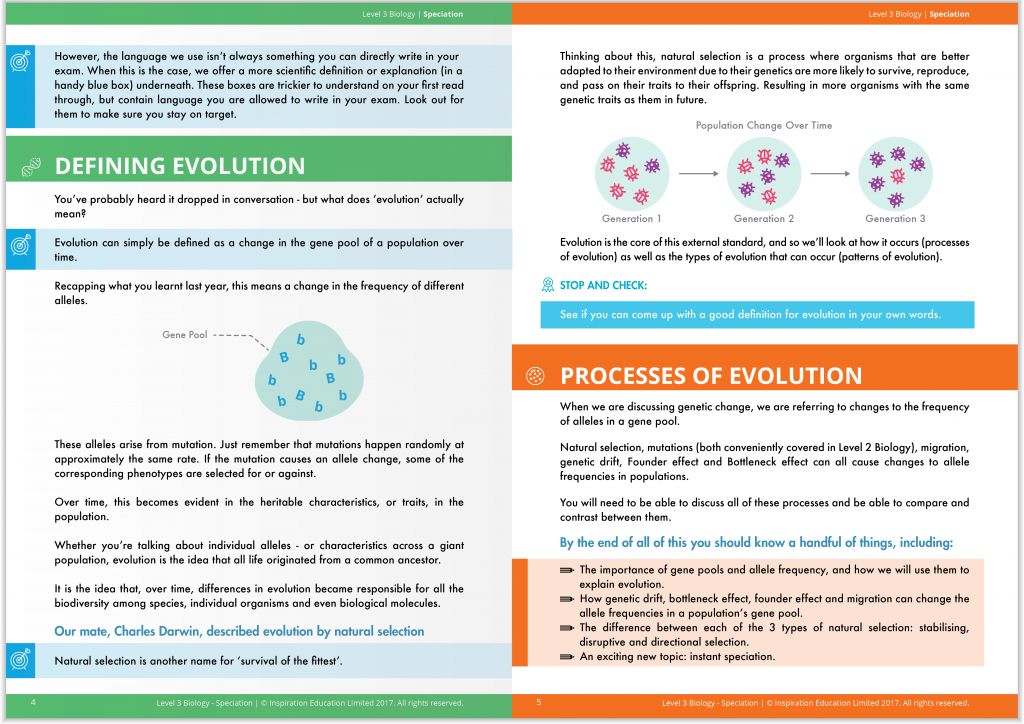 NCEA Level 3 Biology: Speciation Guide - StudyTime NZ Store